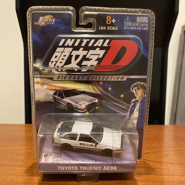 JADA TOYS INITIAL D Diecast Collection Toyota Trueno AE86 1:64 voiture Takumi SCELLÉE EUR 23,04 ...