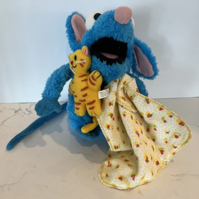 VINTAGE DISNEY STORE Tutter 7" Plush Bear In the Big Blue House Mouse ...