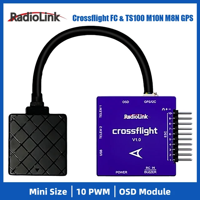 RADIOLINK CROSSFLIGHT FPV Mini Flight Controller FC w/ OSD Module TS100 M8N GPS £25.53 - PicClick UK