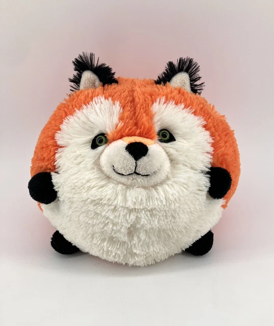 SQUISHABLE LARGE ORANGE Fox Round Plush 9” - 10” Round Stuffed Fuzzy ...