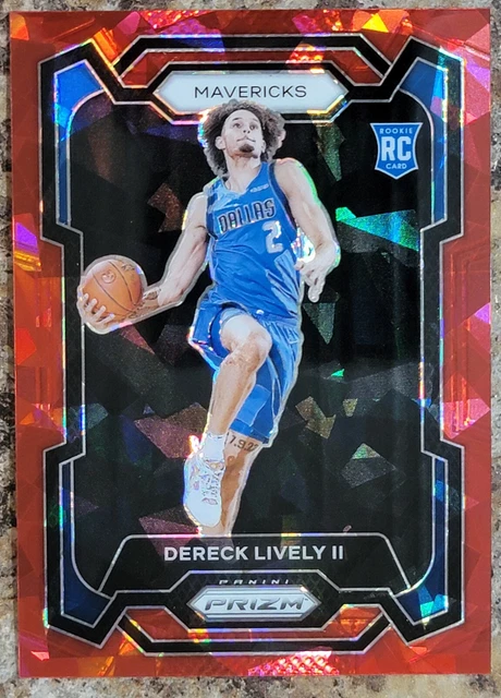 2023-24 PANINI PRIZM Derek Lively II Rookie Ghiaccio Rookie Mavericks ...