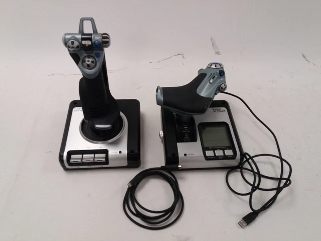 LOGITECH G SAITEK X52 Pro Flight Controller - Black/Blue/Silver Tone ...