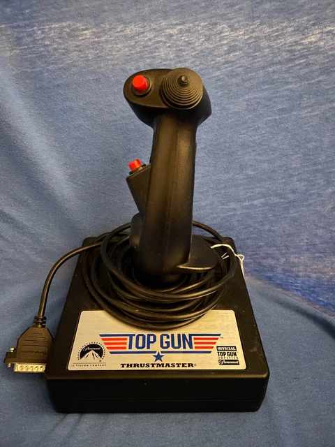 TOP GUN THRUSTMASTER officiel haut pistolet joystick port PC 15 broches ...