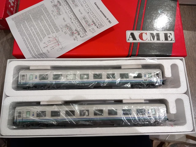 ACME FS 55153 - Set di due carrozze per treni Intercity di Trenitalia ...