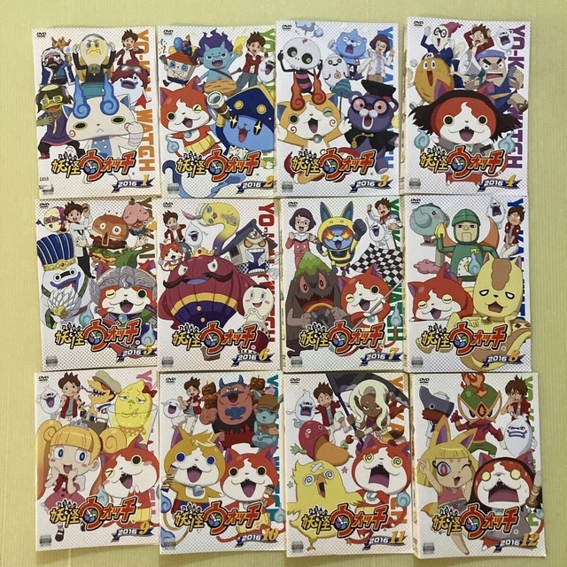 YO-KAI WATCH 2016 Complete 12 DVD Set Episodes 95-141 Japan ex-rental £ ...