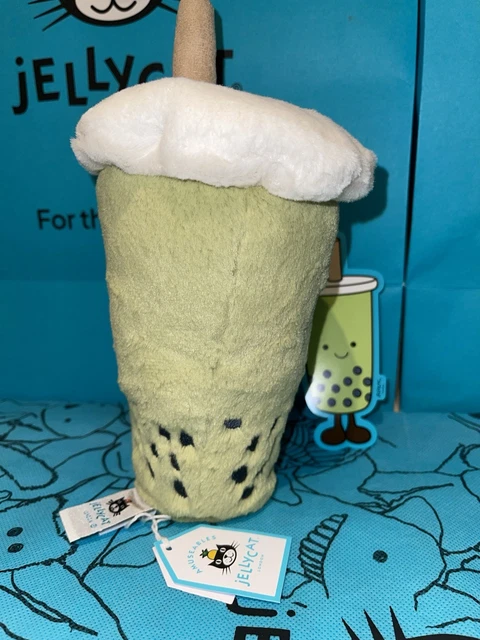 JELLYCAT FENWICK UK Exclusive Camellia Matcha Bubble Tea Rare BNWT With ...