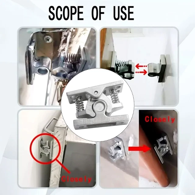 SECURE DOUBLE ROLLER Catch with Spring Loaded Design for RV and Boat ...