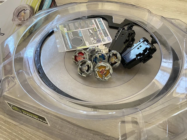 HUGE BEYBLADE X Lot - BX07 Stadium - 6 BEYBLADE X Beys - 2 Ripcord ...