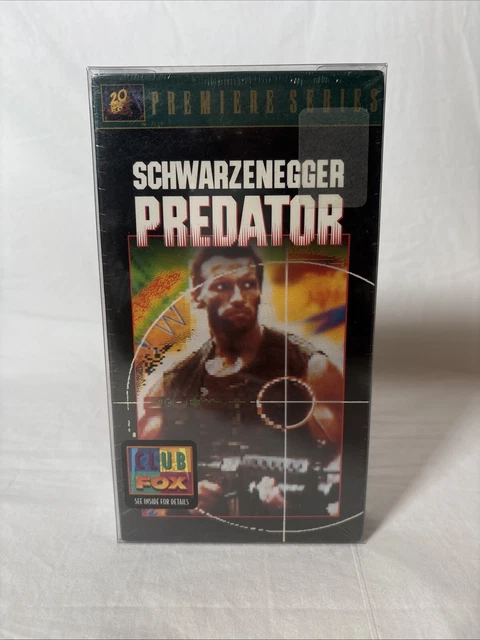 PREDATOR VHS 1997 Schwarzenegger Premier Series VHS Sealed Brand New ...