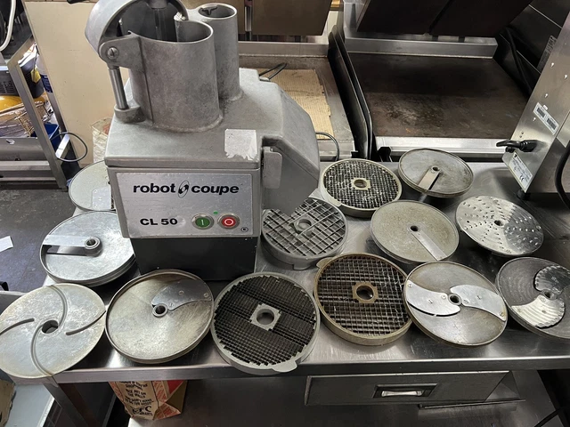 ROBOT COUPE CL50 Vegetable Preparation Food Slicer With Loads Of Disc ...