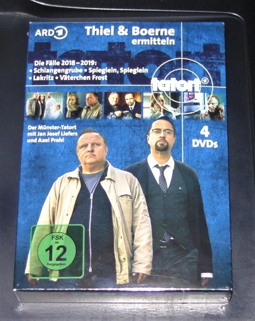 TATORT MÜNSTER THIEL Und Boerne Ermitteln Die Fälle 2018-2019 Dvd Im ...