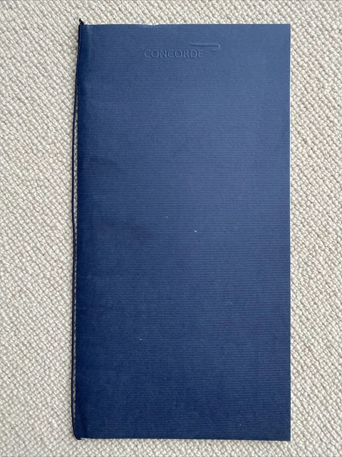 RARE BRITISH AIRWAYS Concorde Dinner Menu JFK - LHR Excellent £3.00 ...