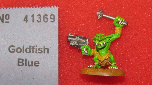 GAMES WORKSHOP WARHAMMER 40k Gorkamorka Ork Rebel Grot Gretchin Painted ...