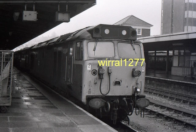ORIGINAL RAILWAY PHOTOGRAPHIC negative Class 50 50004 at Plymouth £3.00 ...