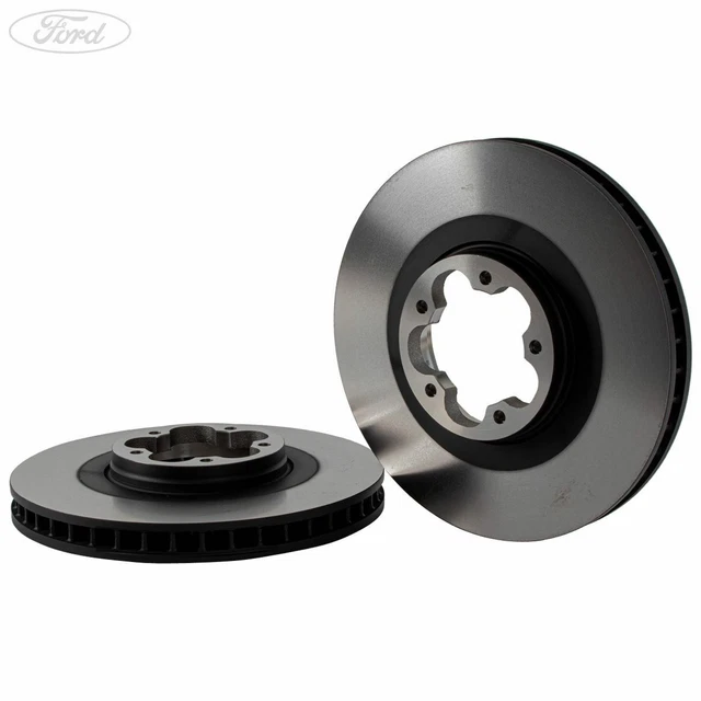GENUINE FORD TRANSIT Custom Front Vented Brake Discs x2 324mm 2018 ...