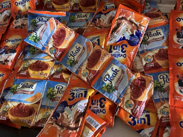 63X PEAK AND Ovaltine 3-in-1 hot chocolate drink sachets £10.79 ...