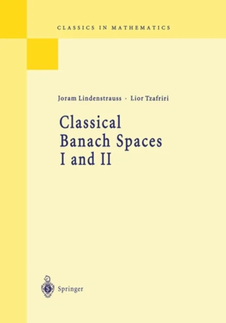 Classical Banach Spaces Sequence Spaces Function Spaces By Joram