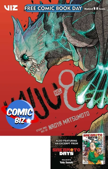 FCBD 2022 KAIJU No 8 & Sakamoto Days (2022) 1St Printing Unstamped Vz ...