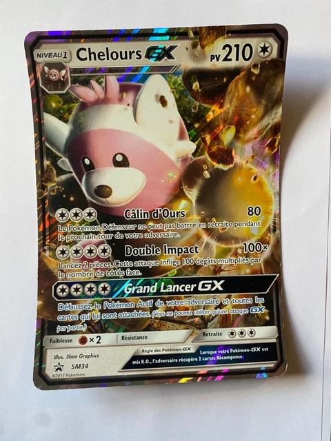 CARTE POKÉMON GÉANTE - Chelours GX - SM34 - PROMO - FR EUR 7,00 ...