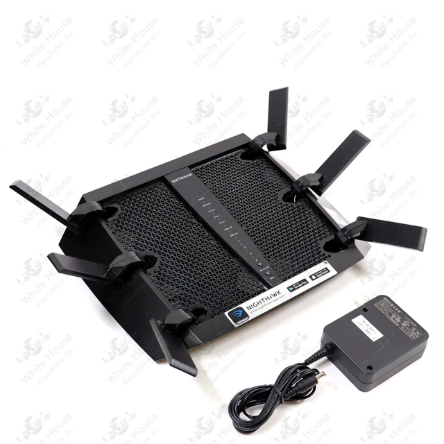 NETGEAR NIGHTHAWK X6 Smart WiFi Router (R8000), AC3200 Tri-Band ...