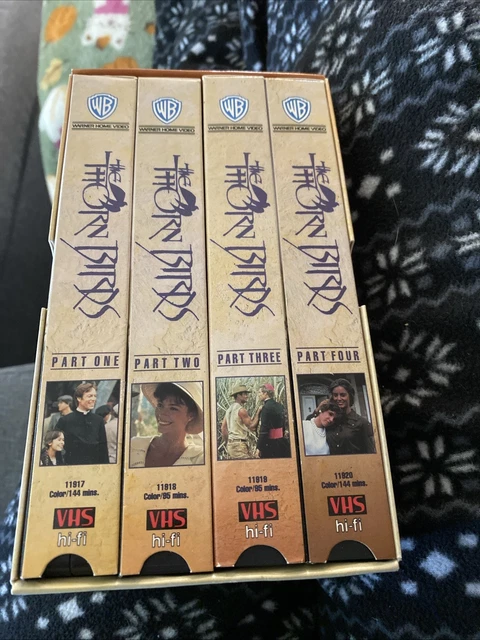 (TS) THE THORN Birds Mini Series VHS Complete 4 Volume Set Warner ...