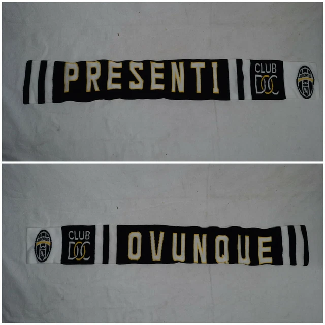 SCIARPA ULTRAS JUVENTUS Cappellino Club DOC VINTAGE Ovunque Presenti ...