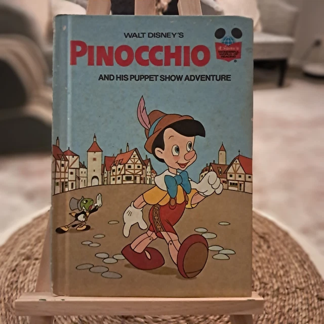WALT DISNEYS, PINOCCHIO and his puppet show adventure, hardback 1973 £ ...