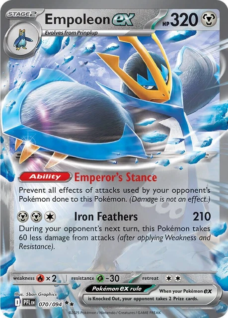 EMPOLEON EX 114/094 Me02: Phantasmal Flames Holo £3.11 - PicClick UK
