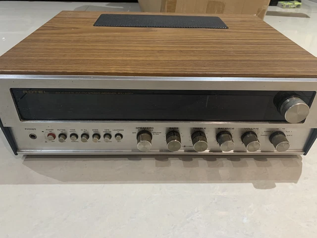 VINTAGE ROTEL STEREO receiver RX-600A £110.00 - PicClick UK