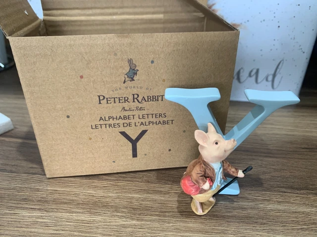 PETER RABBIT ALPHABET Letters Y- Pigling Bland £7.50 - PicClick UK