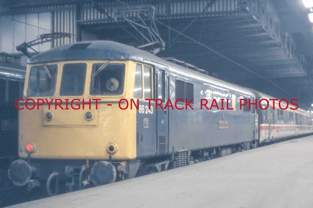 UK RAILWAY PHOTOGRAPH Of Class 86 86243. Rm86-268 £1.70 - PicClick UK