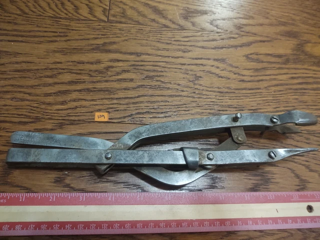 VINTAGE SUNNEN FLAT head Valve Spring Compressor Lifter Tool Pat 6-15 ...