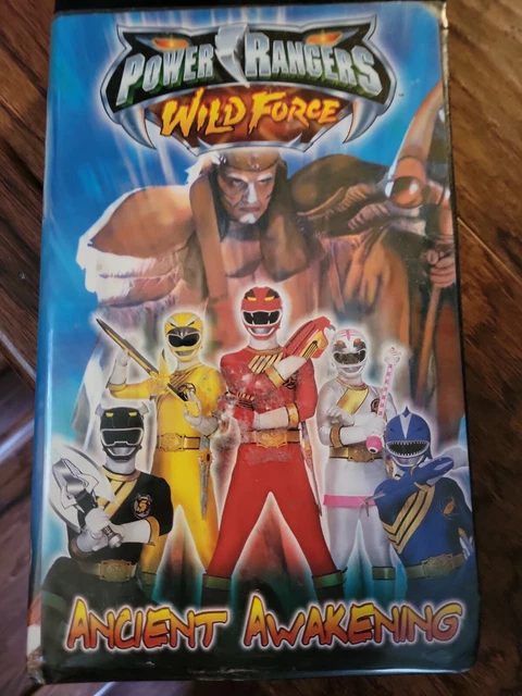 POWER RANGERS WILD Force: Ancient Awakening (VHS, 2002, Black Clamshell ...