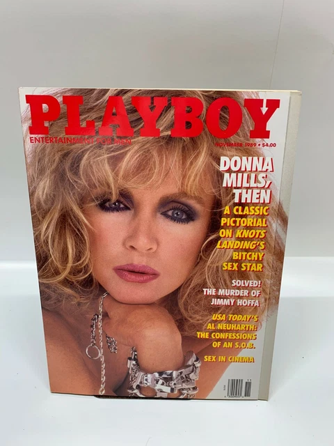 PLAYBOY MEN’S GLAMOUR Magazine - November 1989 - Donna Mills Vintage £11.99 - PicClick UK