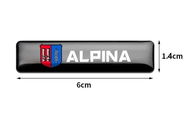 ALPINA LOGO 2X Aufkleber Sticker Lenkrad Interieur Konsole Alpina BMW ...