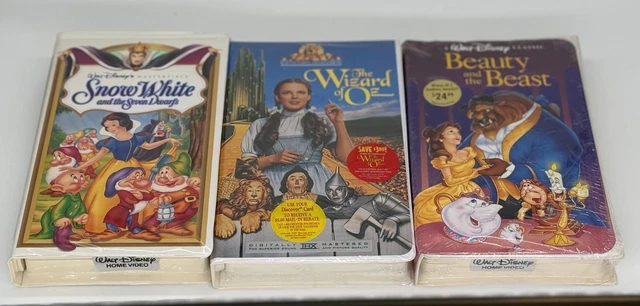 SEALED DISNEY VHS Lot: Snow White, Beauty & Wizard of Oz £14.30 ...
