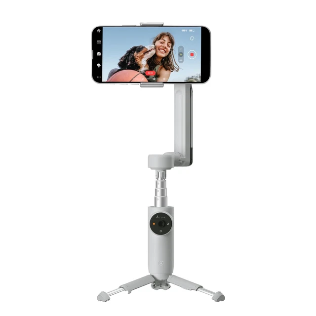 INSTA360 FLOW AI Tracking Smartphone Gimbal Stabilizer Stone Gray New ...