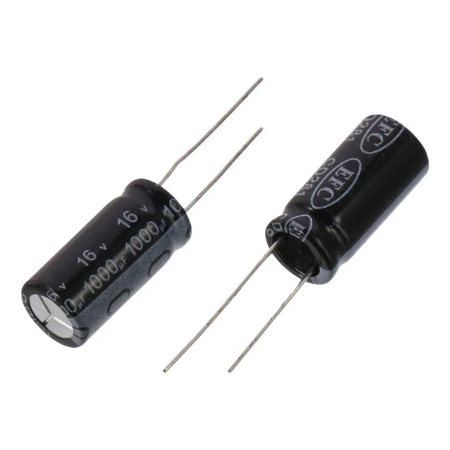 ELECTROLYTIC CAPACITORS 1000UF 16V Capacitor Radial Leads Durable EUR 7 ...