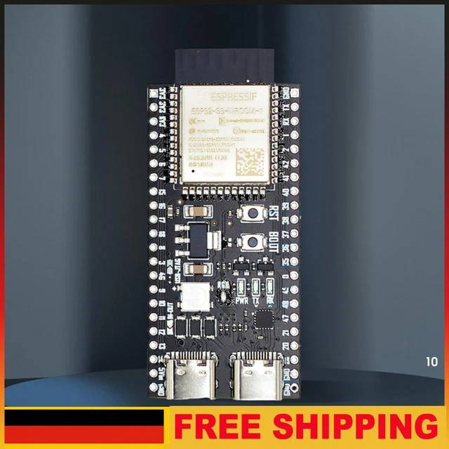 ESP32/ESP32-S3/ESP32-C3 ESP32 SCHEDA di sviluppo doppia tipo-C ESP32-C3-DevKitM-1 EUR 10,24 ...