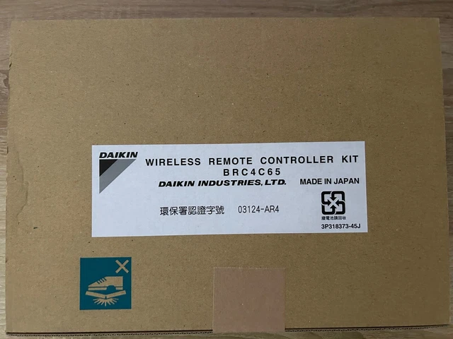DAIKIN REMOTE CONTROLLER brc4c65 £50.00 - PicClick UK
