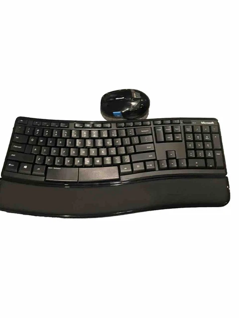 MICROSOFT SCULPT COMFORT Ergonomic Wireless Keyboard 1531 and Mouse ...