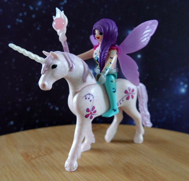 PLAYMOBIL FEE AILEE + Cheval Magique Violet - Magique - Feerie - EUR 12 ...