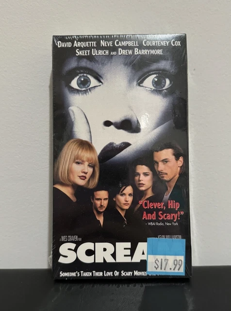 SCREAM 1997 VHS Dimension Seal Arquette Campbell Cox Ulrich Barrymore TOUT NEUF EUR 50,83 ...