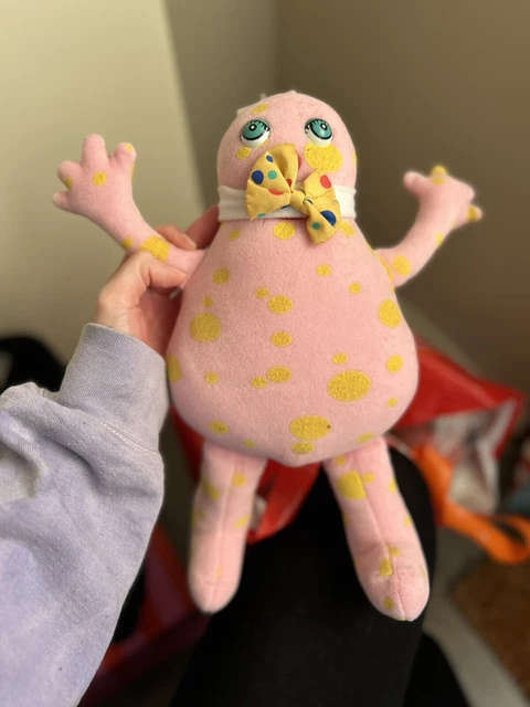 VINTAGE MR BLOBBY Soft Plush Toy, 1990’s Noel’s House Party Original ...