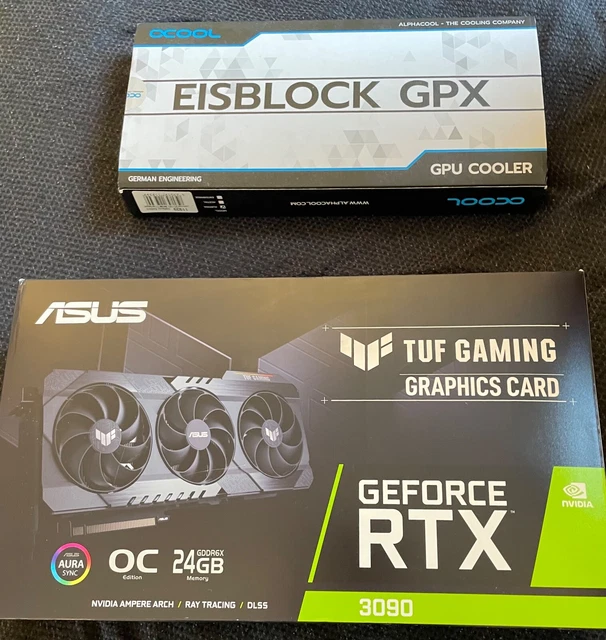 WATERCOOLED ASUS TUF Gaming OC GeForce RTX 3090 Alphacool Eisblock ...