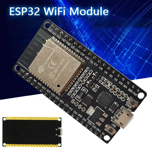 ESP32 NODEMCU DEVELOPMENT Board ESP32-DevKit 38 PIN Expansion WiFi ...