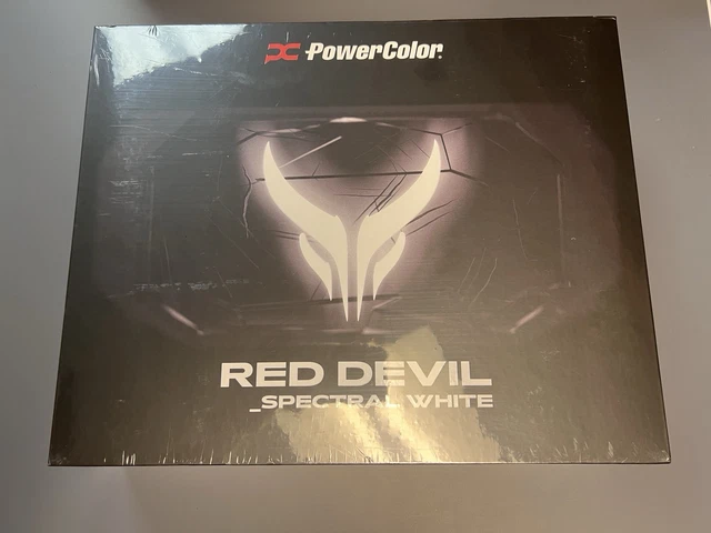 POWERCOLOR AMD RX 9070 XT Red Devil Spectral White Edition 16GB GPU ...