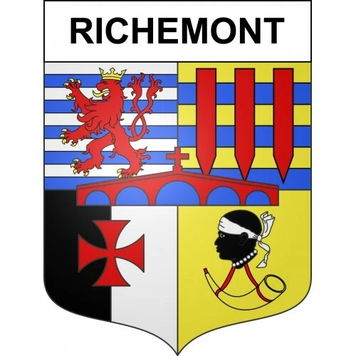 RICHEMONT 57 VILLE sticker blason écusson autocollant adhésif EUR 3,99 - PicClick FR