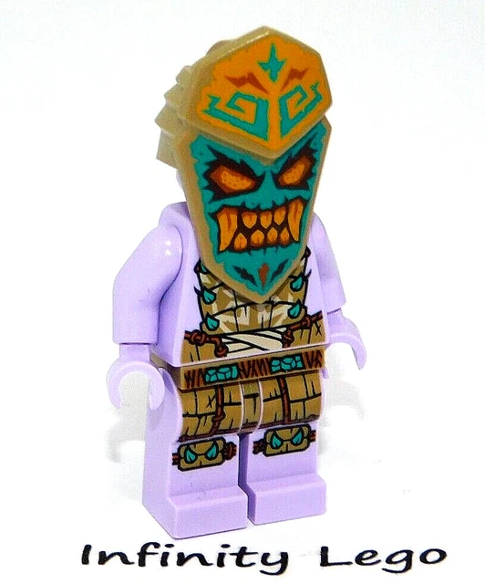 LEGO THUNDER KEEPER Minifig with Islander Mask Ninjago Jungle Dragon ...