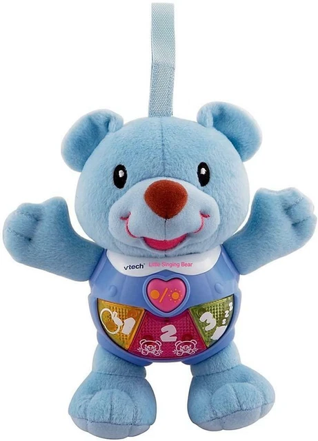 NEW VTECH LITTLE Singing Bear Blue With Lights £18.95 - PicClick UK